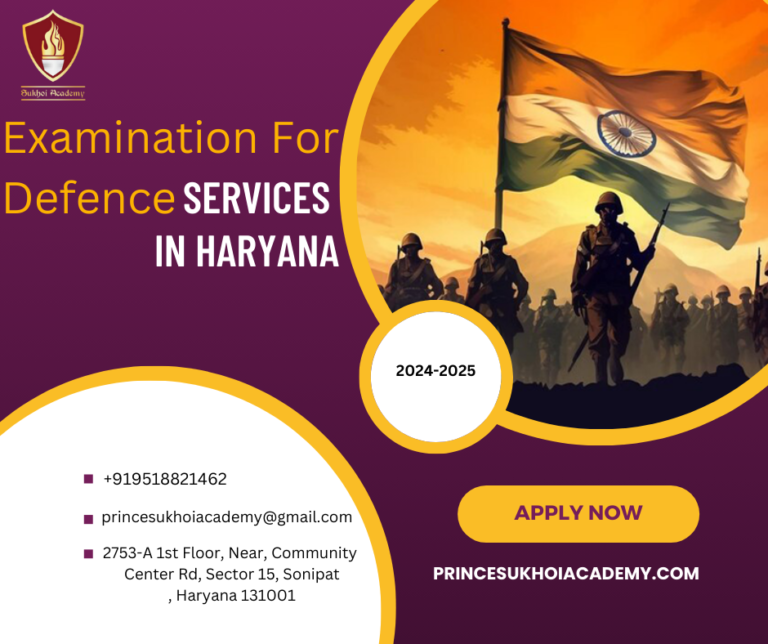 best Examination For Defence Services in Haryana (April)
